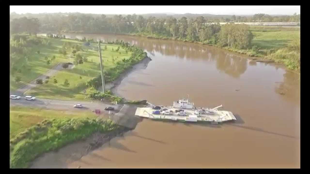 Moggill Ferry and Brisbane River - YouTube