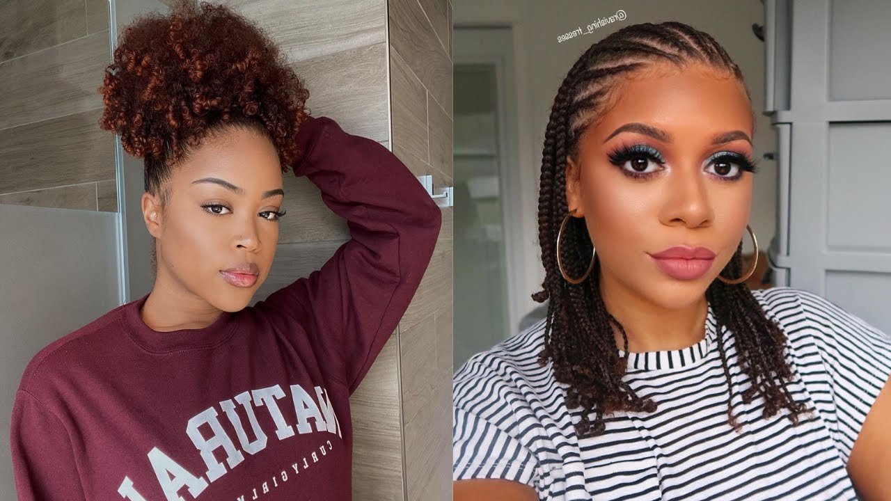 PROTECTIVE LOW MANIPULATION HAIRSTYLES FOR NATURAL HAIR COMPILATION ...
