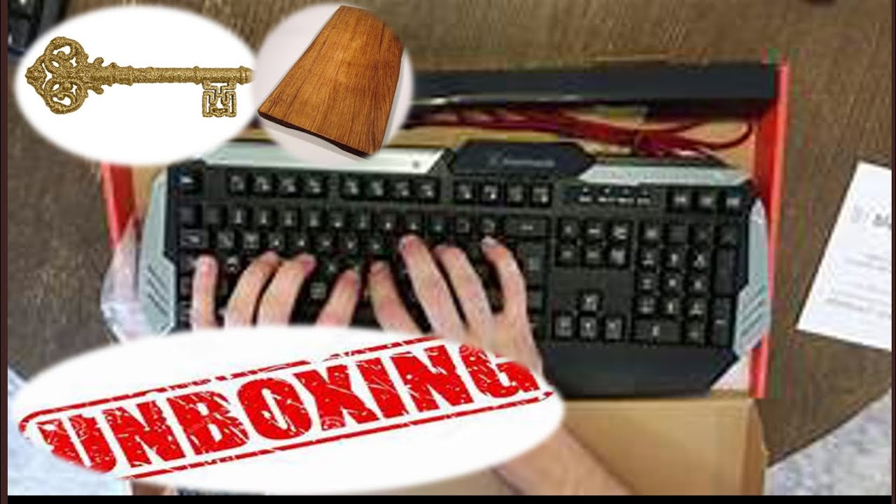 Black Web Gaming Keyboard Unboxing - YouTube