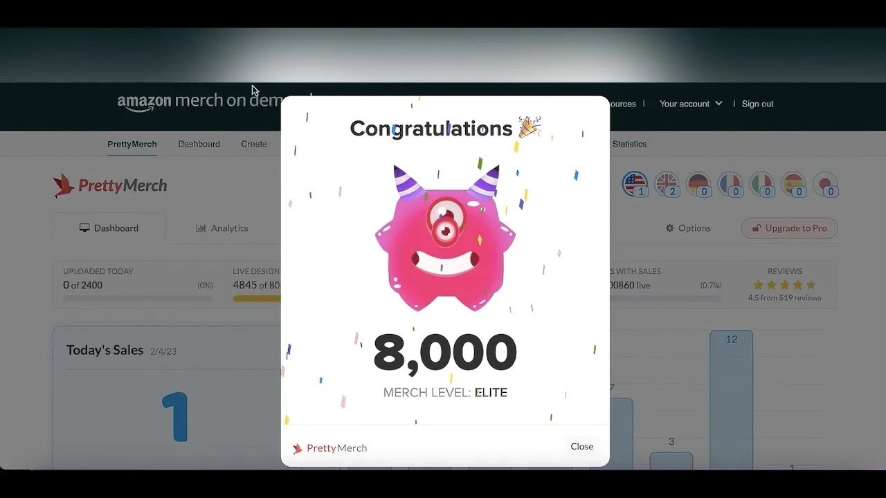 How to tier up in merch by amazon merch on demand tier 10 Compilation ...