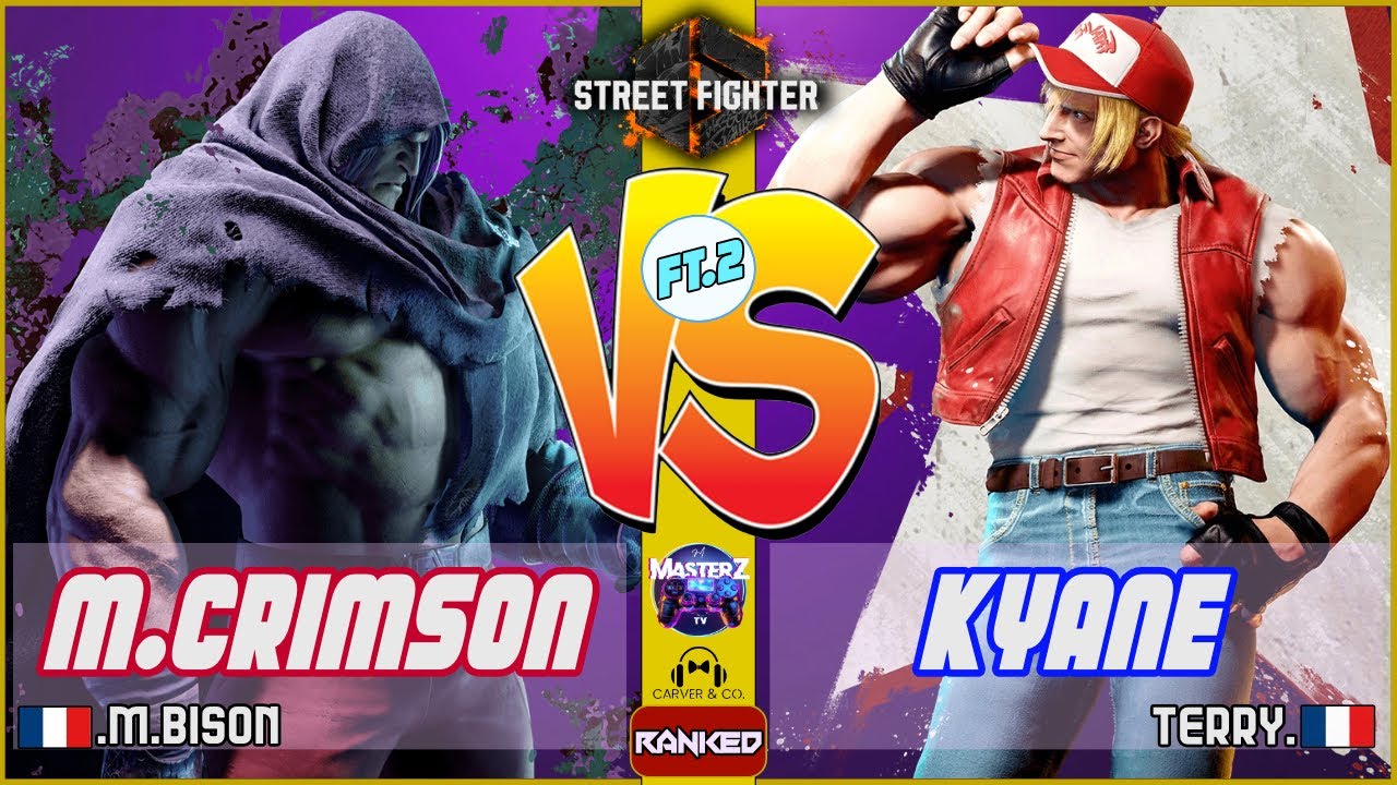 SF6 REPLAY 💥💥 Mister Crimson (M.bison) VS Kyane (terry) 💥💥 High level ...