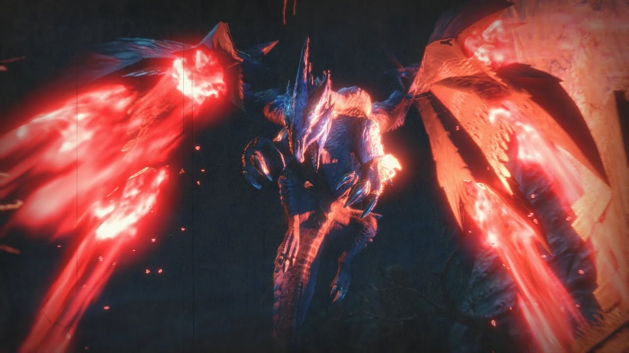 Monster Hunter Rise - Crimson Glow Valstrax Intro - YouTube