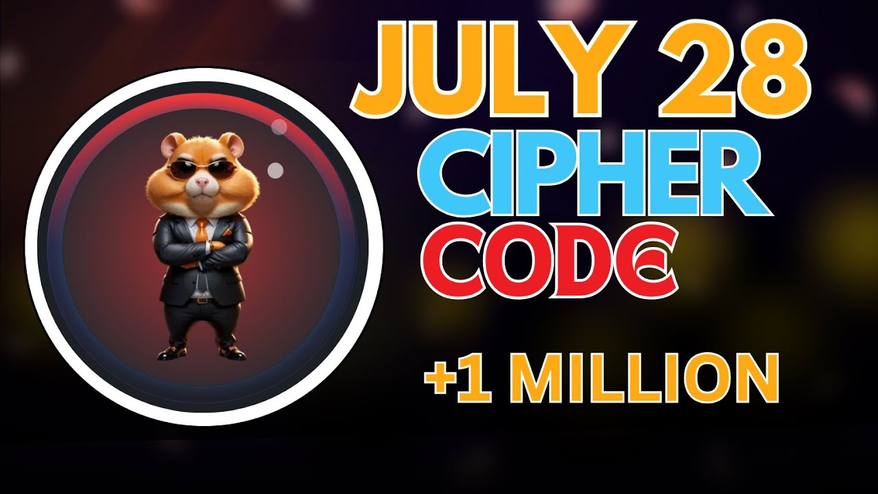 28 JULY Hamster Kombat Daily Cipher Today: Claim 1,000,000 - YouTube
