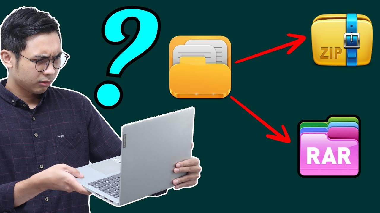 Cara Mudah Mengubah File dan Folder Menjadi ZIP Atau RAR - YouTube