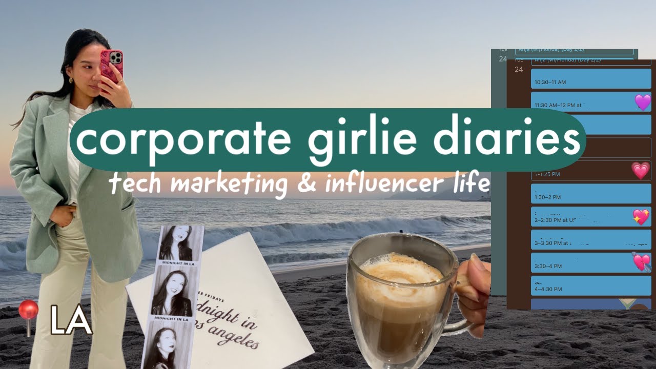 coporate girlie diaries: work in tech & influencer life in LA - YouTube