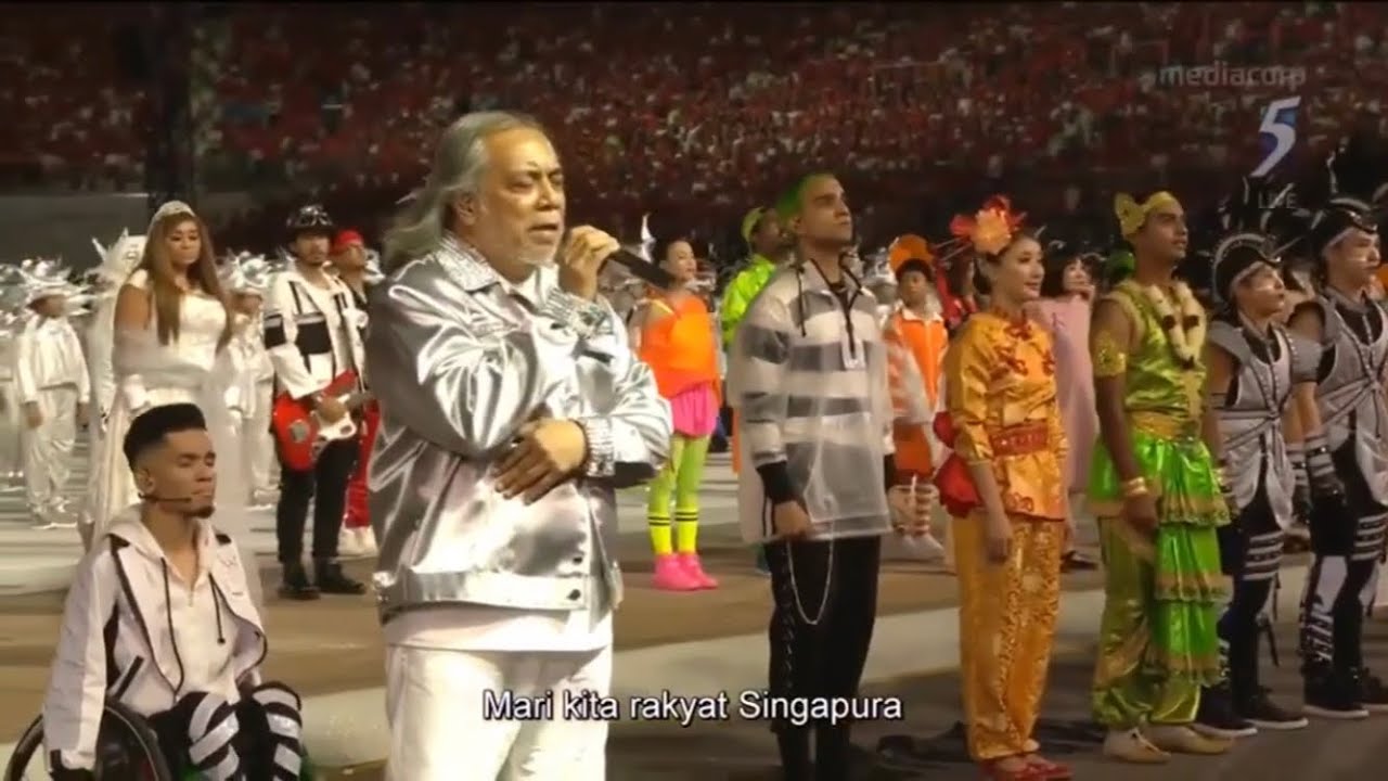NDP 2019 - Singapore Pledge and National Anthem - YouTube