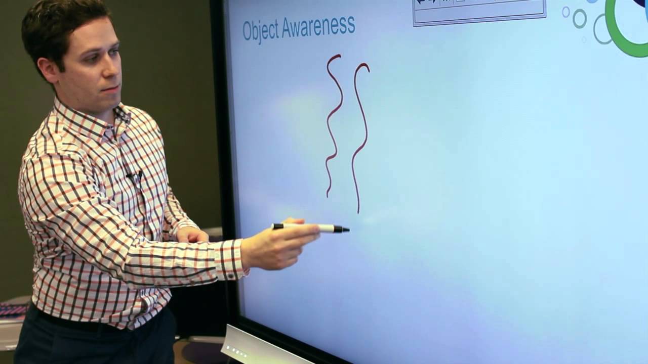 SMART Board 6065 Feature: Object Awareness - YouTube