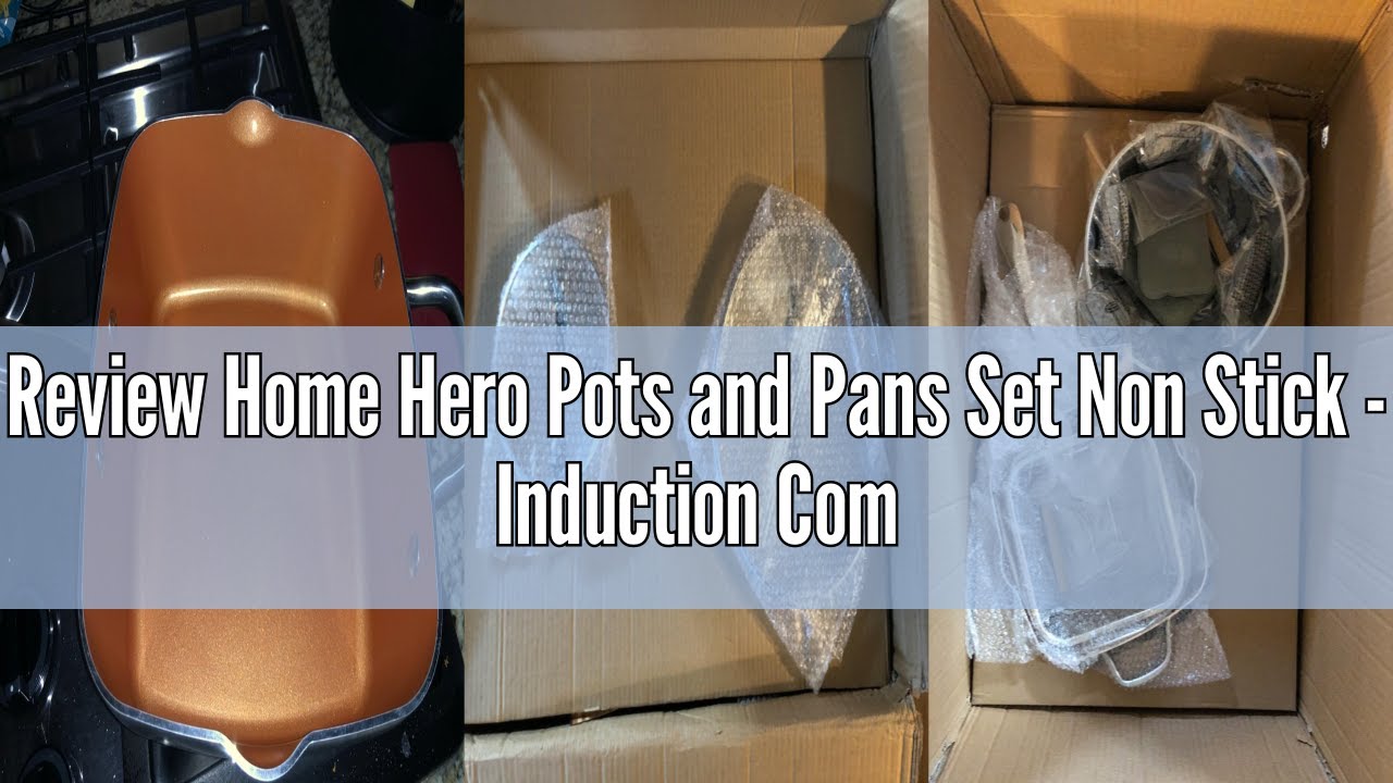 Review Home Hero Pots and Pans Set Non Stick - Induction Compatible ...
