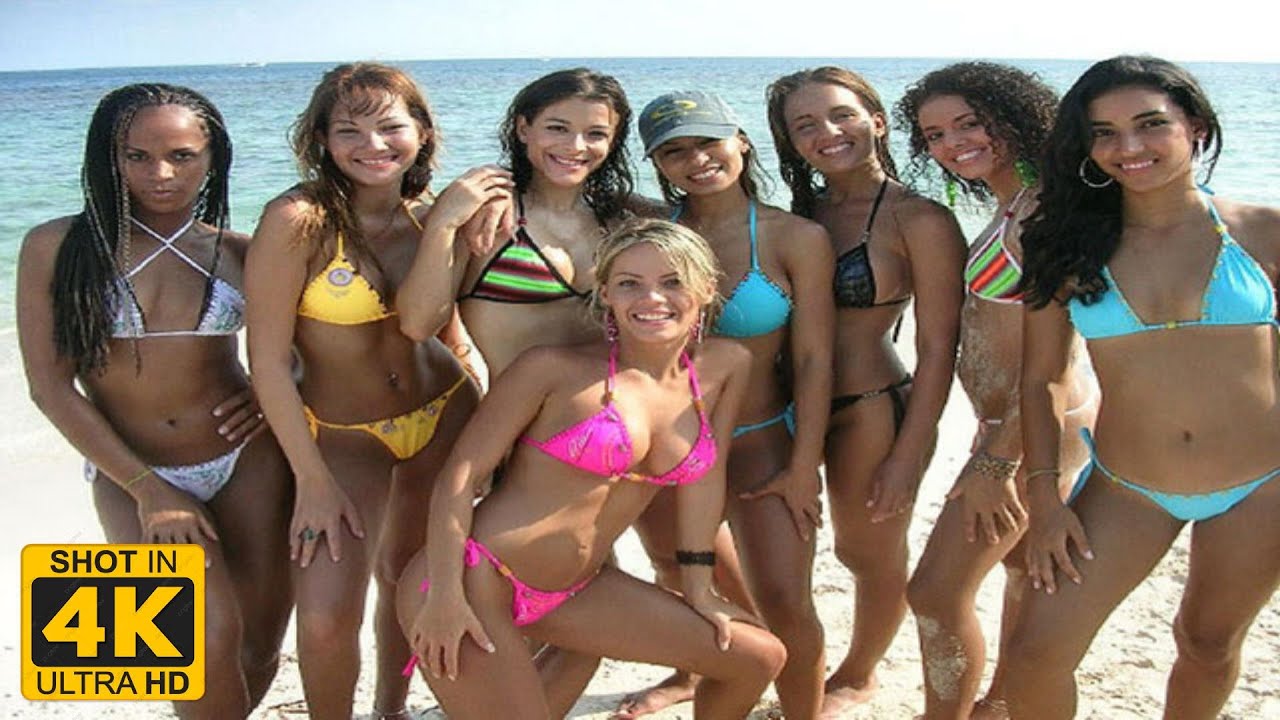 On the Beach with Lovely Angels - YouTube