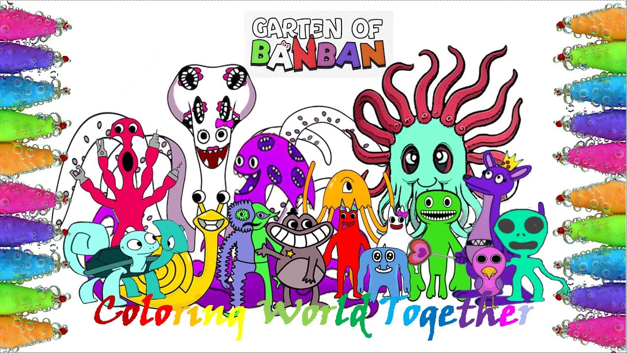 GARTEN of BANBAN 5 | How To Color Smarty Marty’s MOM And Other Monsters ...