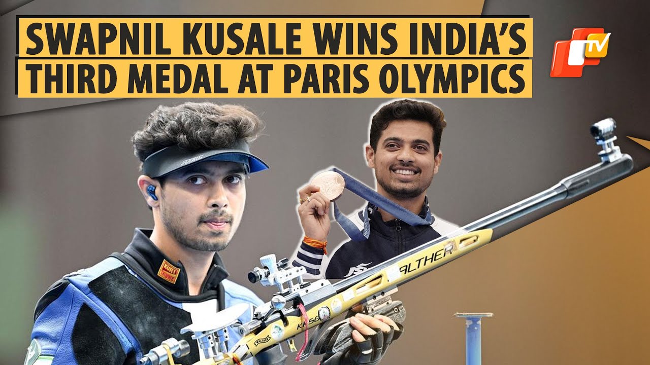 Paris Olympics 2024: India's Swapnil Kusale Wins Bronze Medal In 50m ...