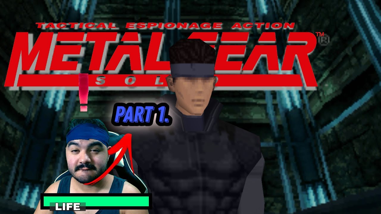 PLAYING THE ORIGINAL Metal Gear Solid PS1 Classic! - YouTube