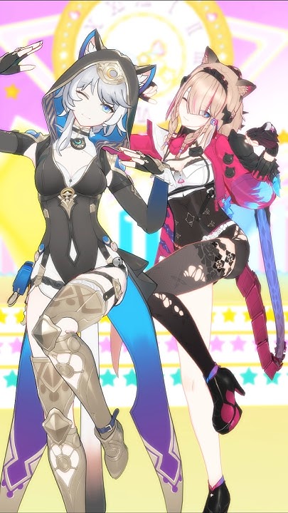 【崩壊3rd Honkai Impact 3rd 崩壊スターレイル Honkai Star Rail MMD】『V』ワチャメカダンス サフェル Cipher パルドフェリス ...