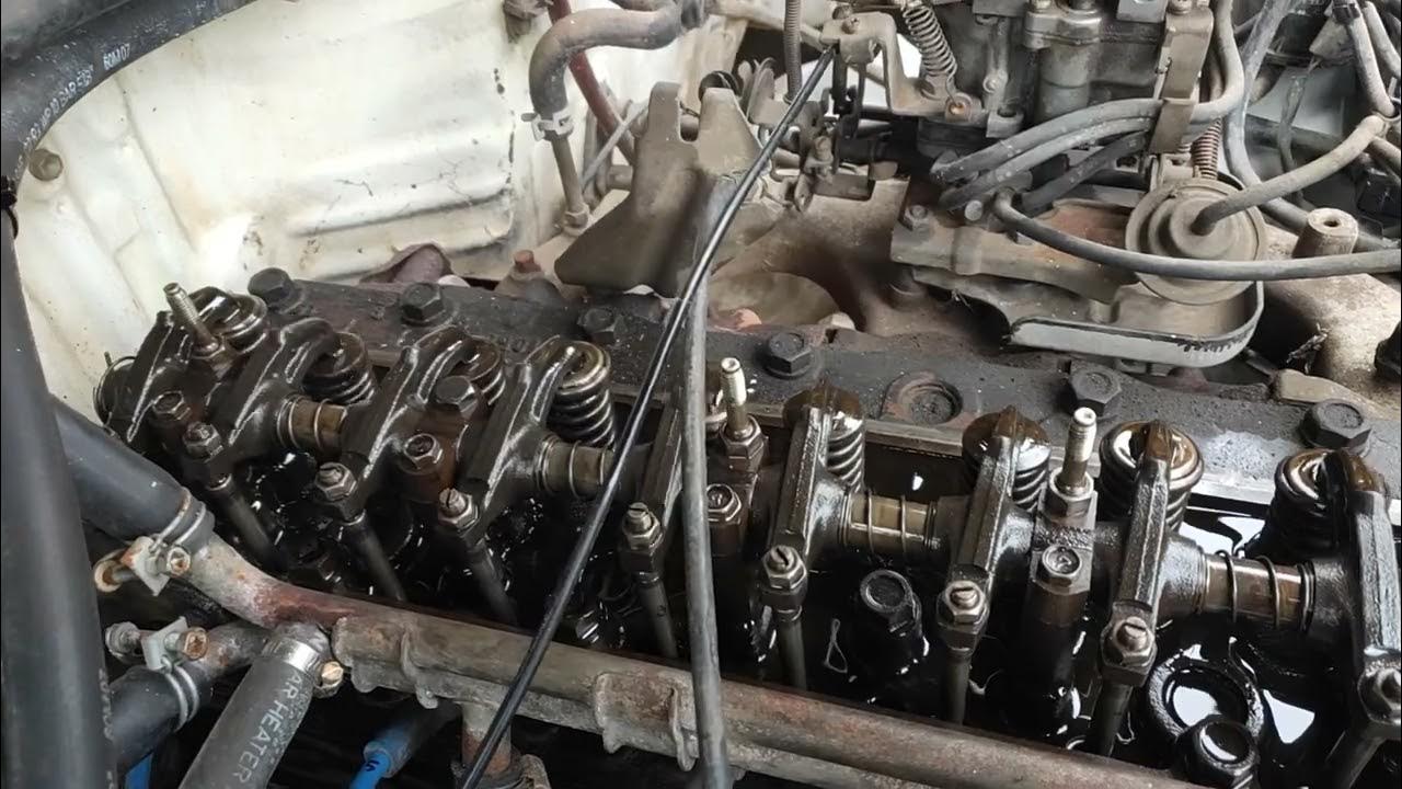 FJ75RV 3F first start timing gear replacement - YouTube