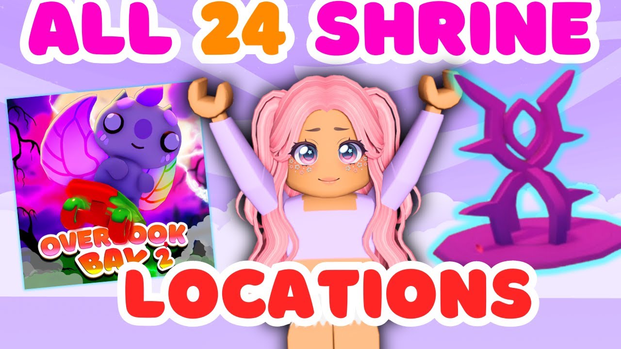 🎃 My Baticorn Finds All 24 *SHRINE* Locations in Overlook Bay 2 + Map 💜 ...