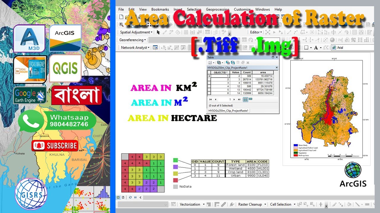 How To Calculate Area Of Raster Image Classified Image How To how-to-calculate-area-of-raster-image-classified-image-how-to