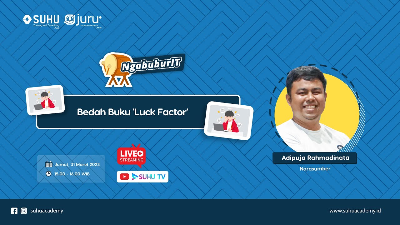 Bedah Buku "Luck Factor" - NgabuburIT - YouTube