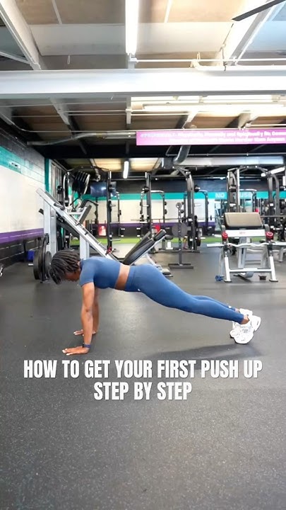 How To Get Your First Push Up | Step By Step Progression - YouTube