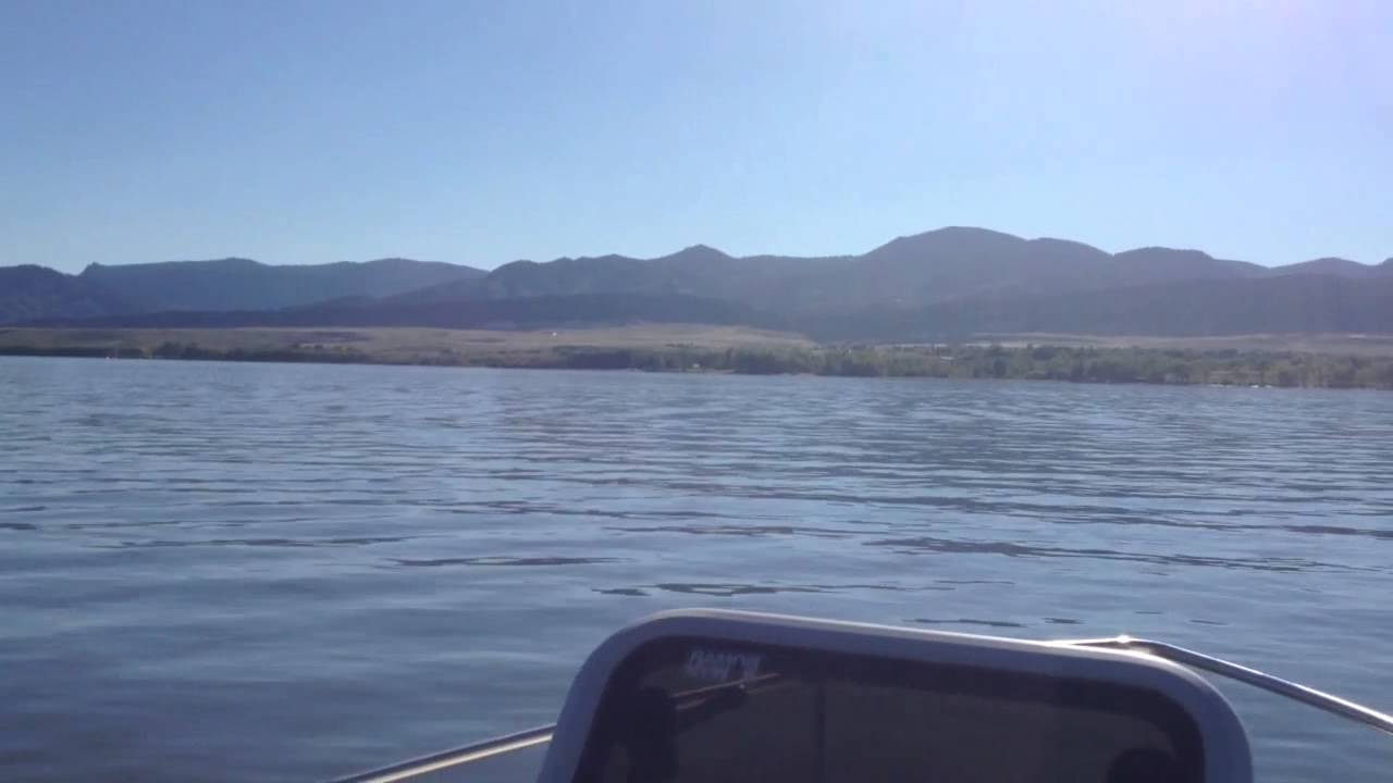 Chatfield State Park reservoir boating - YouTube