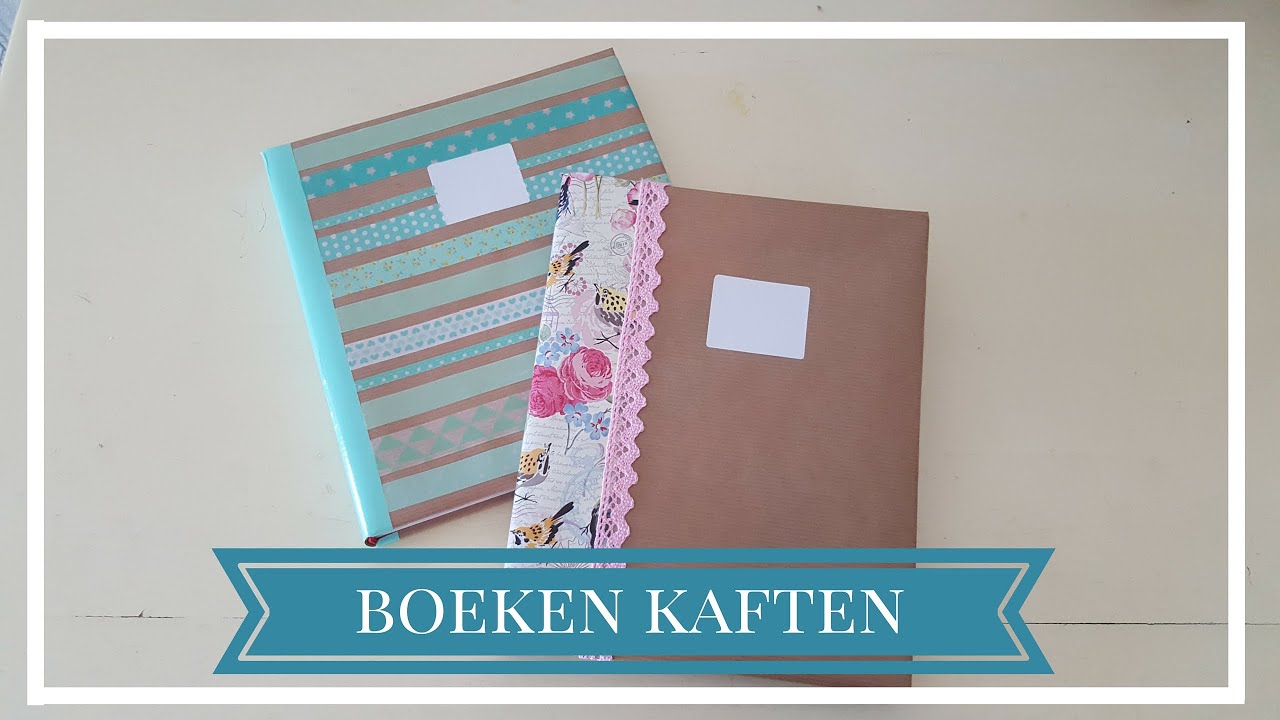 ORIGINEEL BOEKEN KAFTEN | BACK TO SCHOOL DIY - YouTube