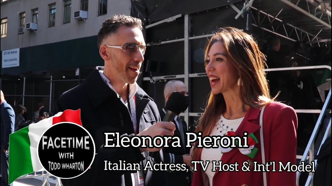 Todd interviews Italian Actress, Eleonora Pieroni at the 78th Annual ...