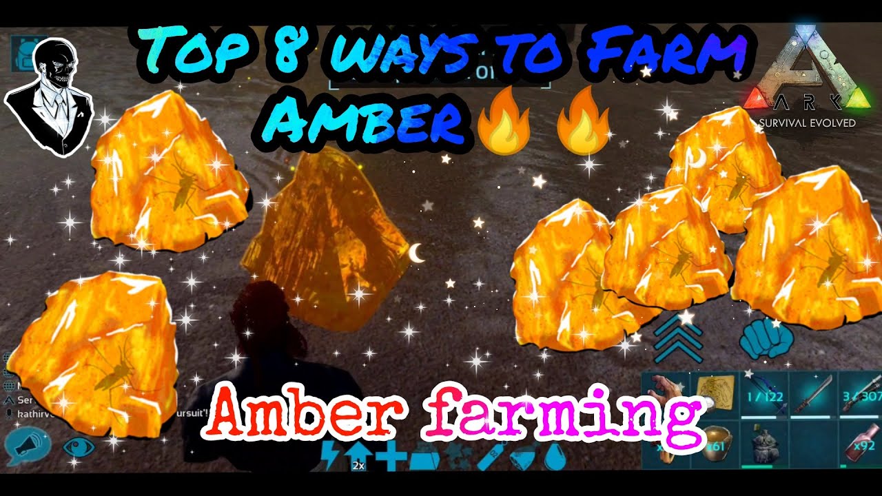 how to get unlimited free amber/ Top 8 ways to am ber farming in ark ...