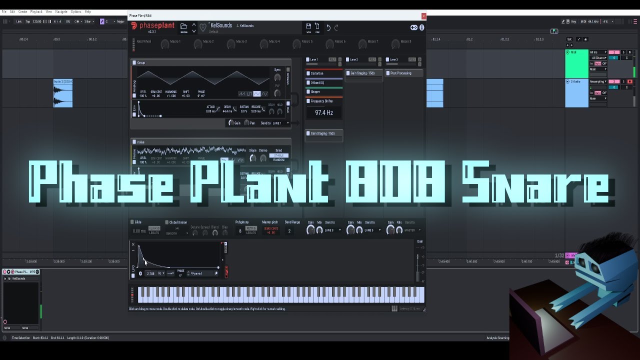 Phase Plant 808 Snare - YouTube