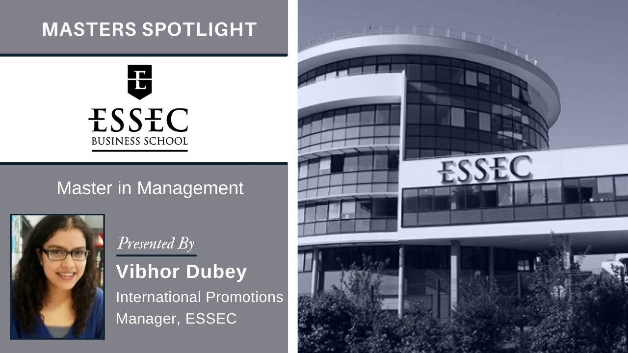 ESSEC Masters | Masters Spotlight Fair 2021 | Q&A with ESSEC Masters ...