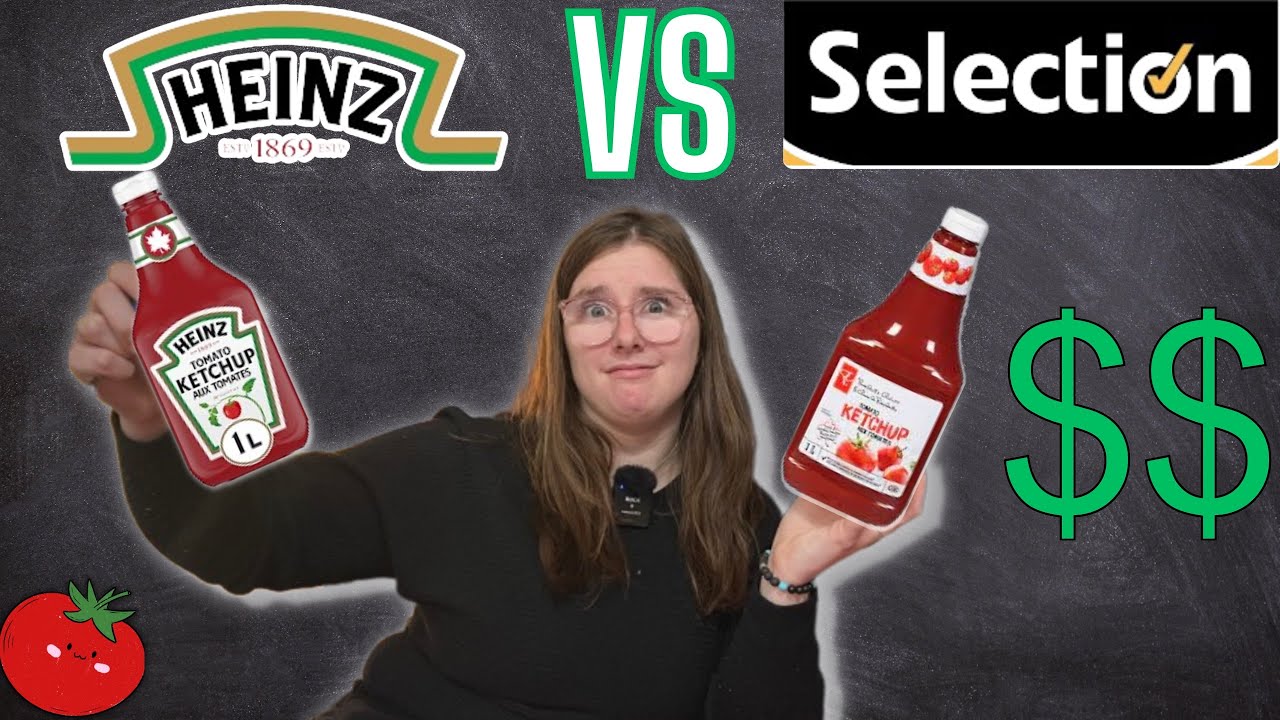 Comparaison du Ketchup Heinz vs la marque maison. Vous serez surpris du ...