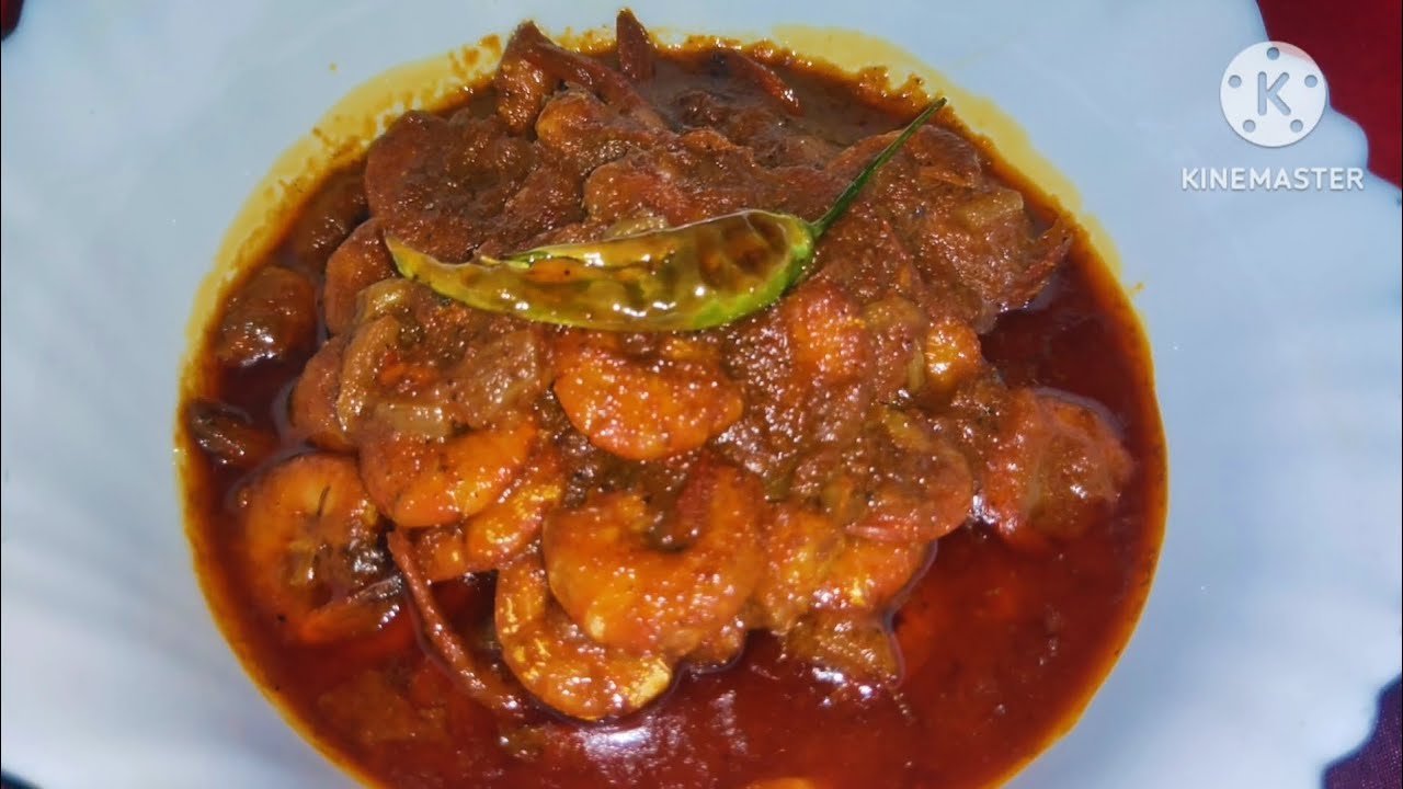 Masaledar tasty prawn curry recipe 🍤🍲🤤 - YouTube