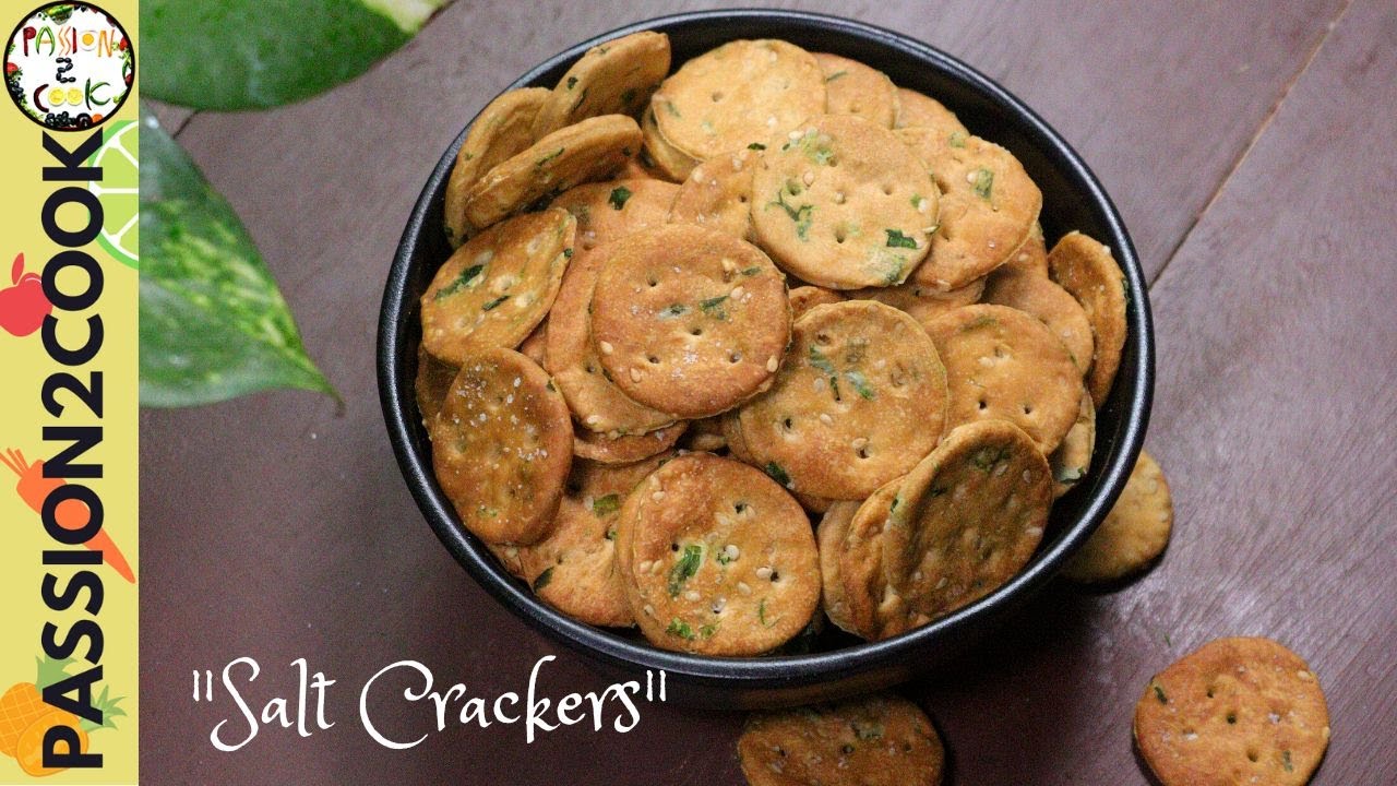 Salt Crackers | Salt Cookies | Teatime Snacks | Biscuit Recipes - YouTube