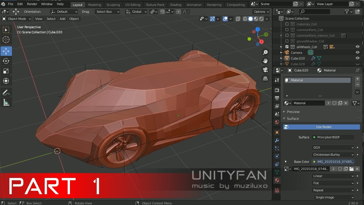 #422 concept car quick modeling - vehicle 039 - 4x timelapse - part 1 ...