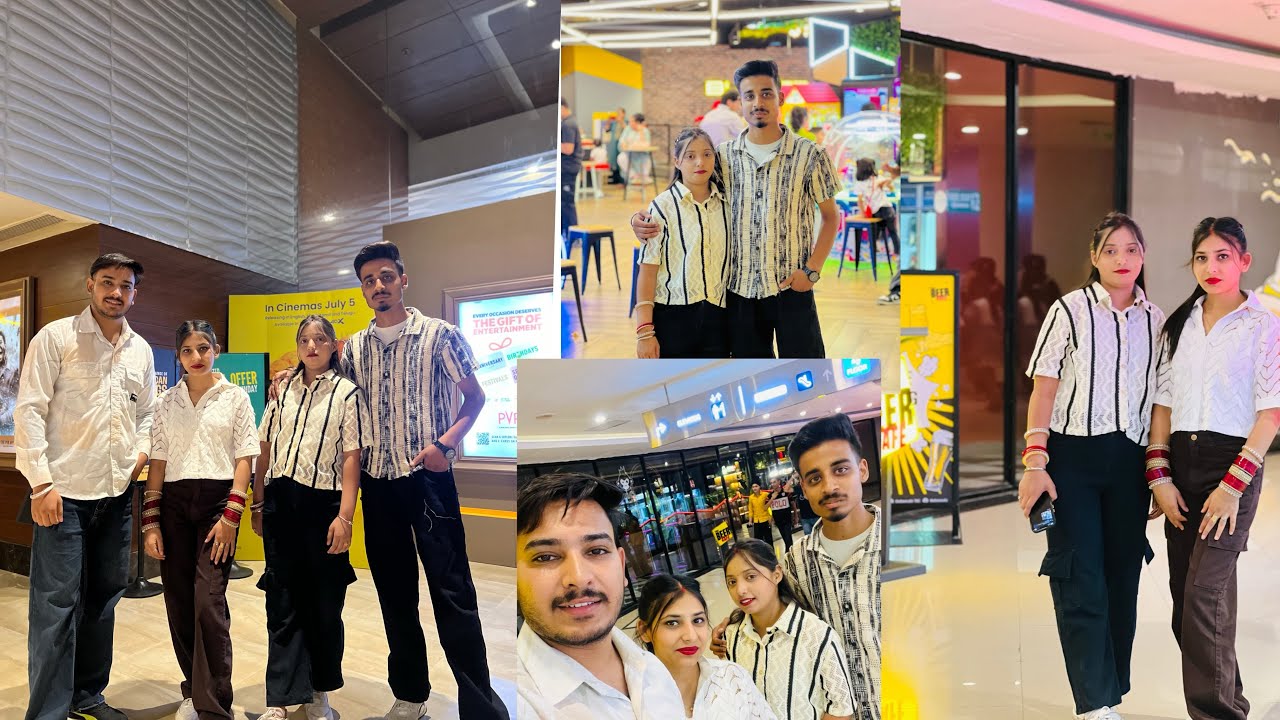 || aasii gye movie dekhan🎬 ️with Ritik brother and bhabhi ️💖|| or kita ...