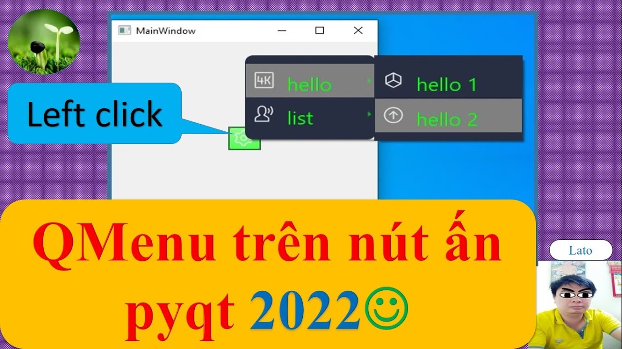 B54: Cách tạo Qmenu cho nút ấn 2022 "lato' channel" - YouTube