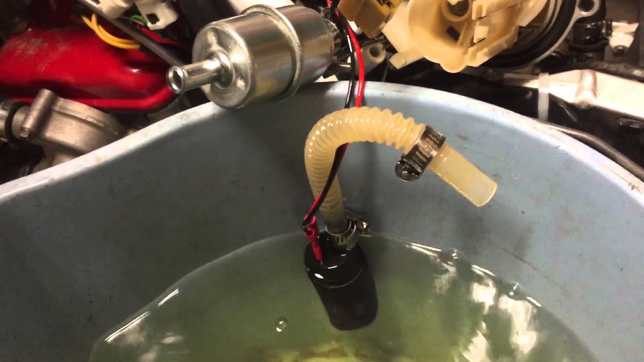 Highflow Fuel pump low flow - YouTube