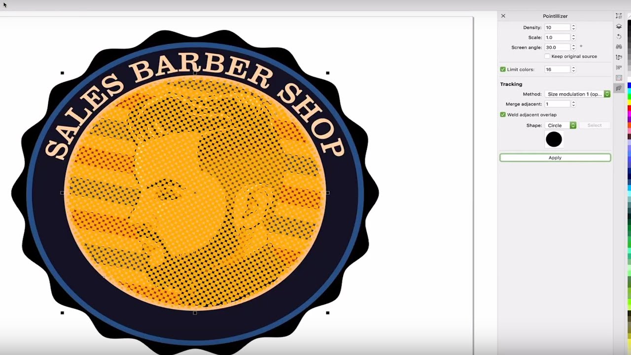 Pointillizer Effect | CorelDRAW for Mac - YouTube