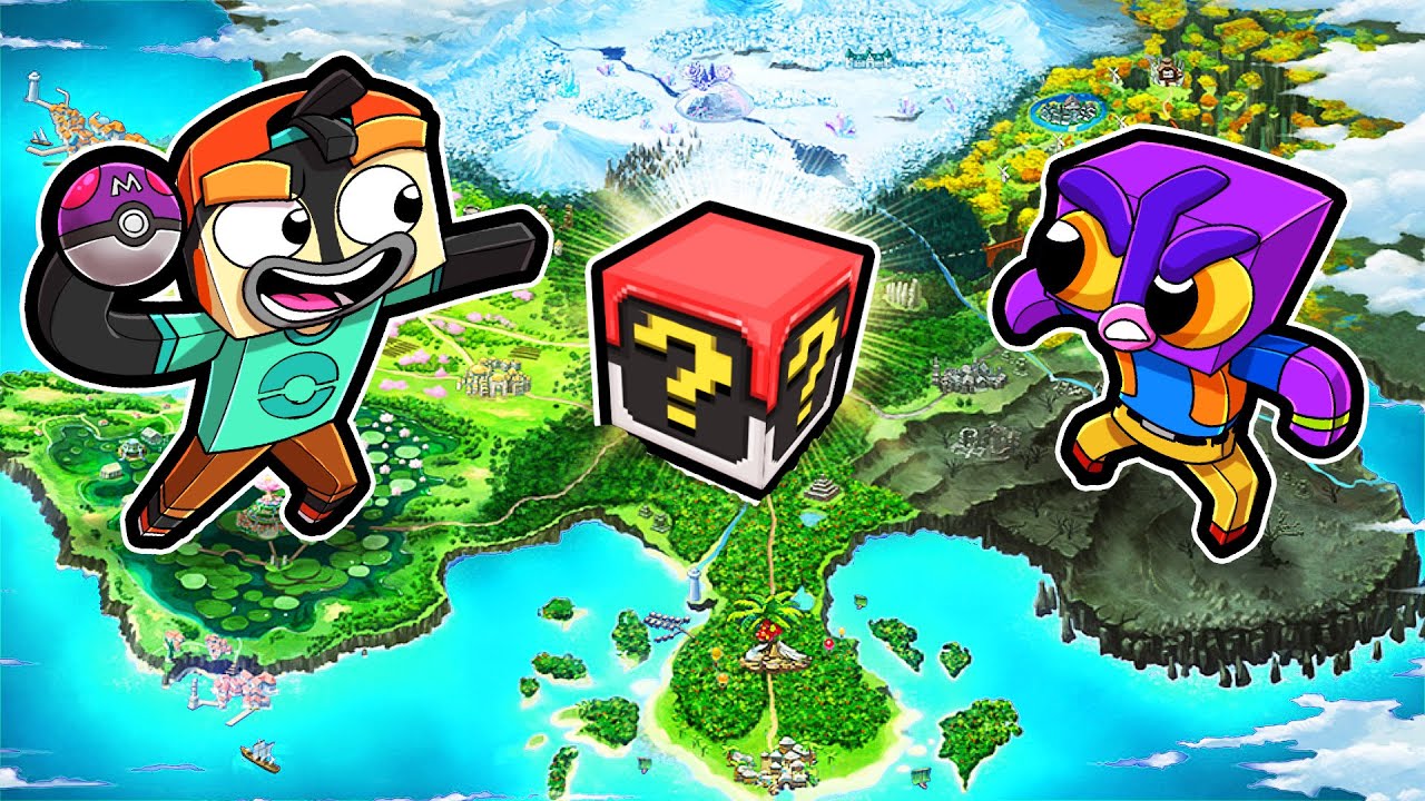 POKEMON LUCKY BLOCK MAP WARS!! - YouTube