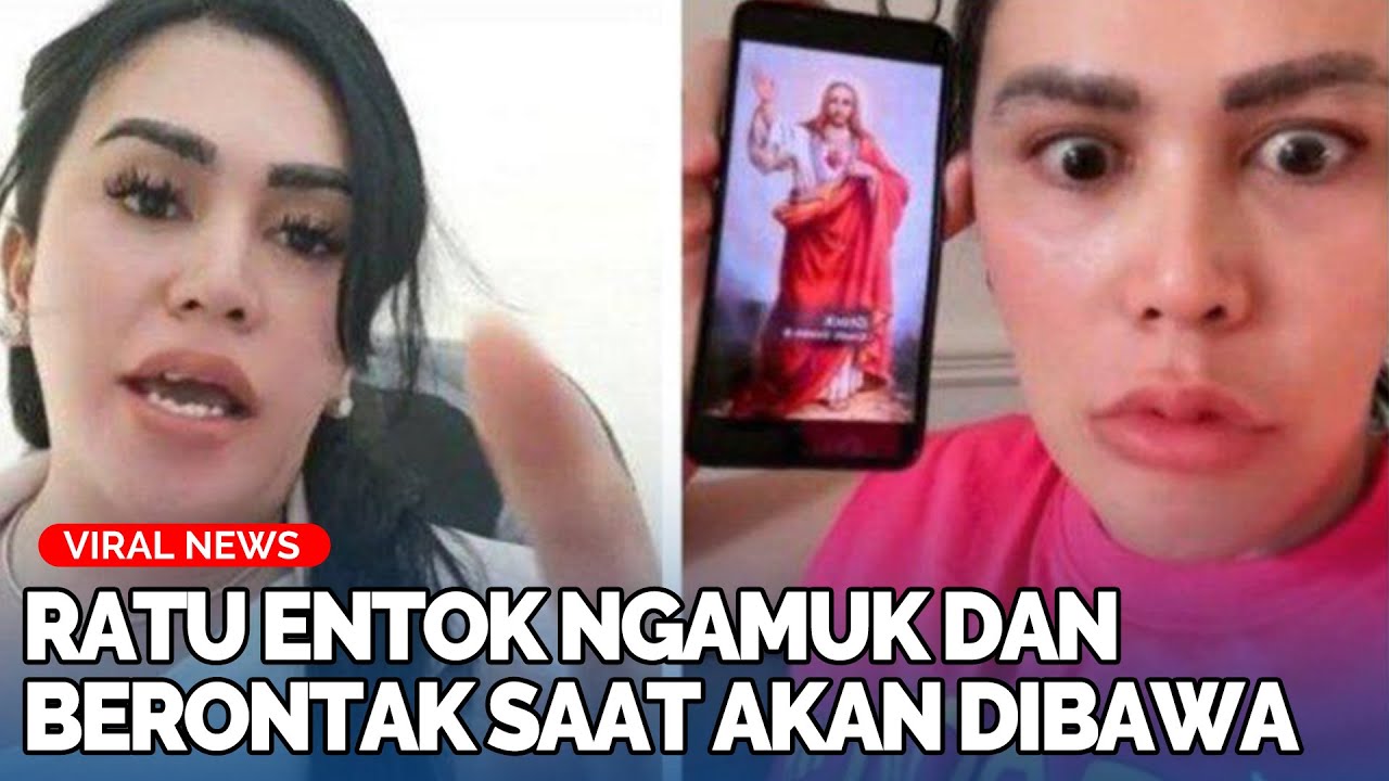 RATU ENTOK Ngamuk dan Berontak saat Akan Dibawa Petugas ke Polda Sumut ...