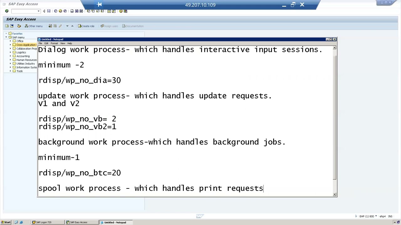 Work Process In SAP System YouTube Work Process In SAP System YouTube