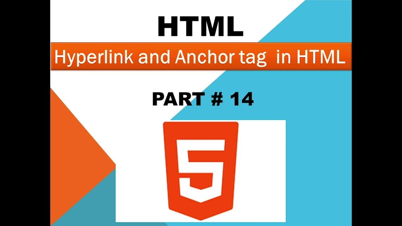 HTML tutorial for beginners | Hyperlink and Anchor tag | Part # 14 - YouTube