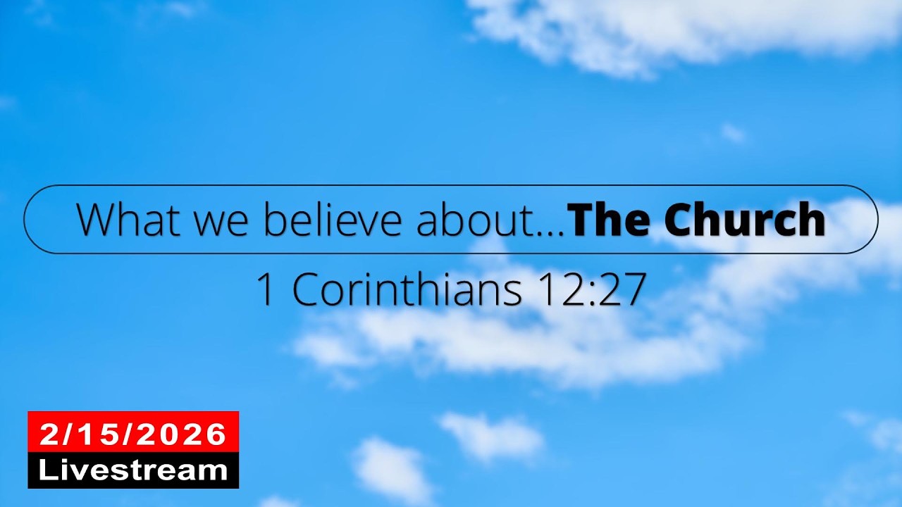 2/15/2026 Sandy Plains Baptist Church Sunday Service Live Stream - YouTube