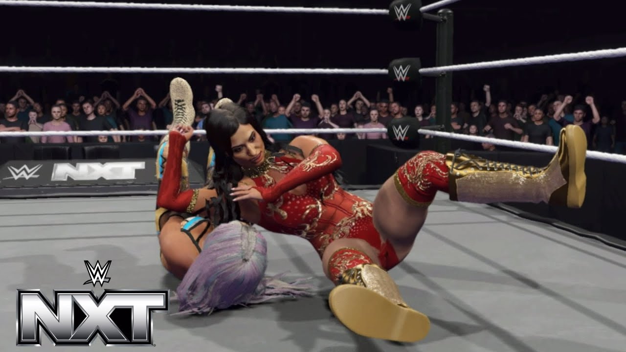 WWE 2K24 NXT - GIULIA VS ARIANNA GRACE - YouTube