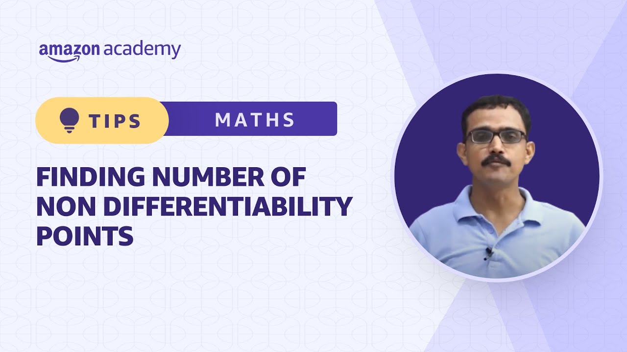 Finding Number Of Non Differentiability Points | Math | Amazon Academy ...