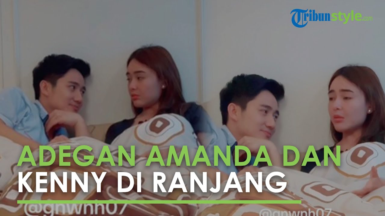 Adegan Amanda Manopo dan Kenny Austin saat Mesra mesraan di Ranjang - YouTube