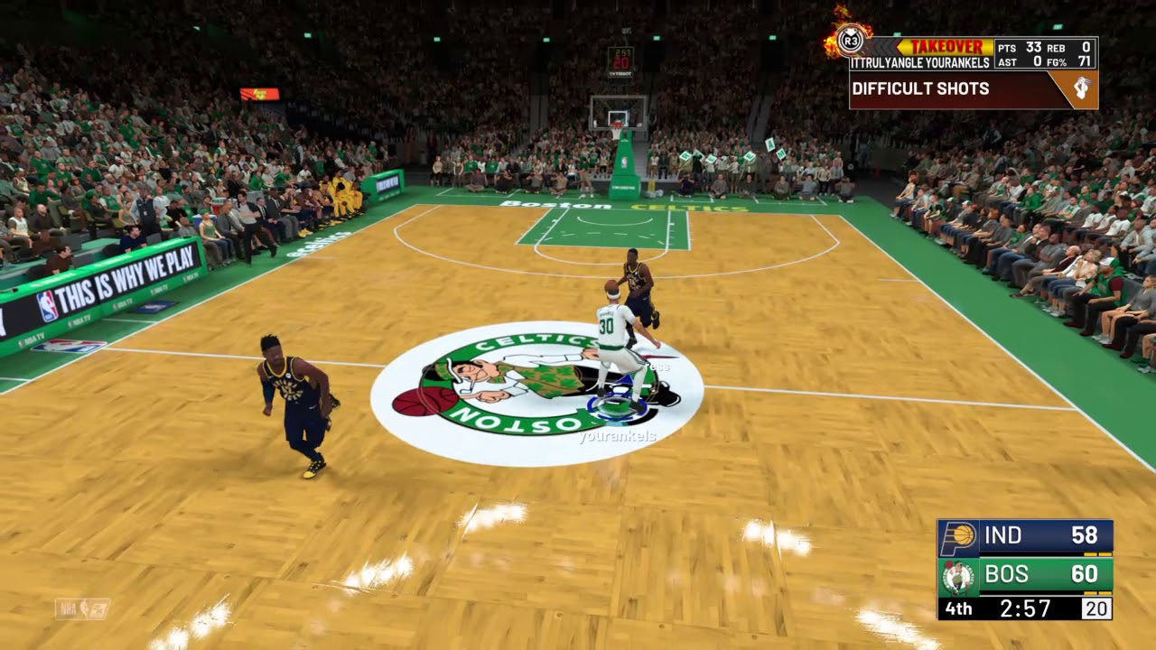 NBA 2K19 taking over the game - YouTube