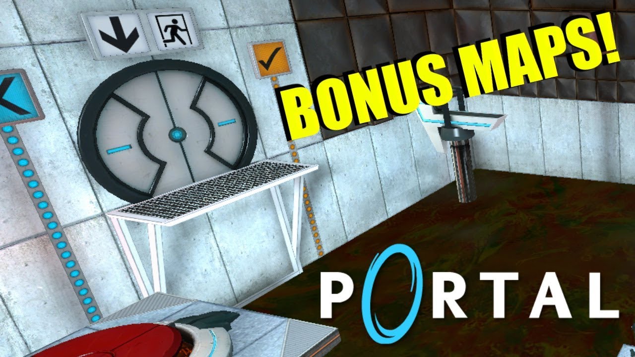 Playing some BONUS MAPS in Portal! - YouTube