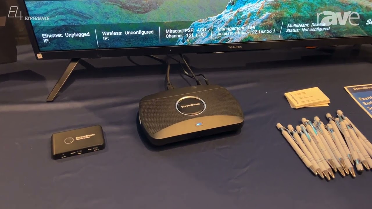 E4 Experience: ScreenBeam Talks About 1100 Plus, a Wireless Presentation and UCC Platform - YouTube