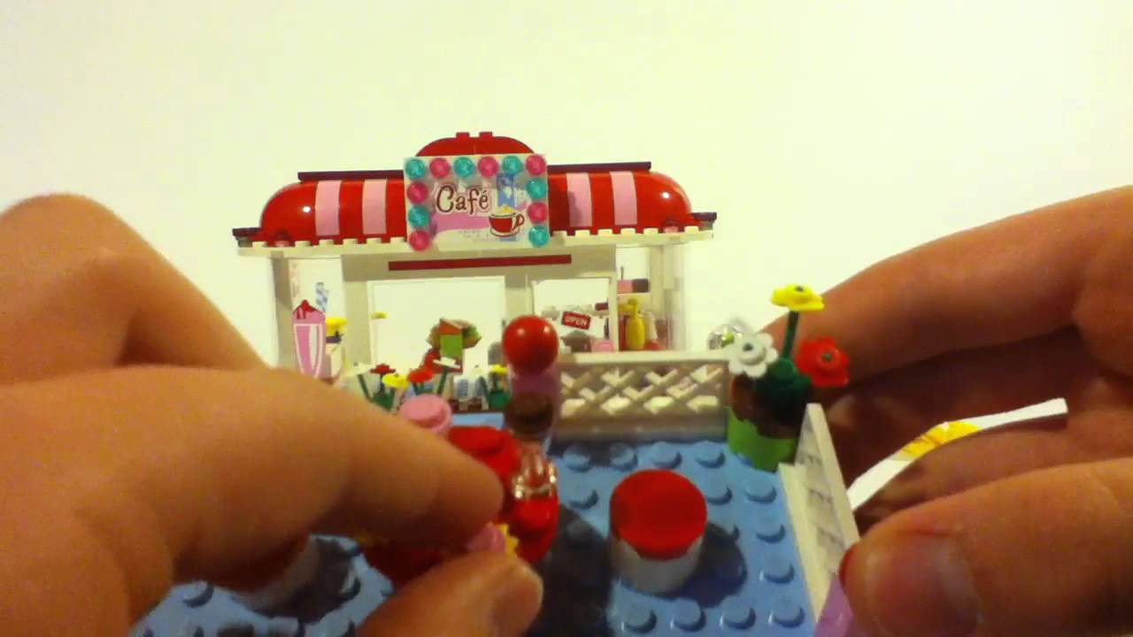 Lego friends city park cafe 3061 - YouTube