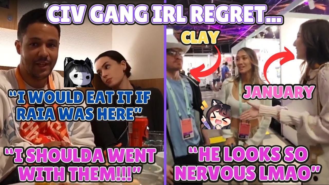 DIMA REGRETS NOT GOING TO CIV GANG IRL MEETUP! | 🟪LADYDIMA🟪 REACTS ...
