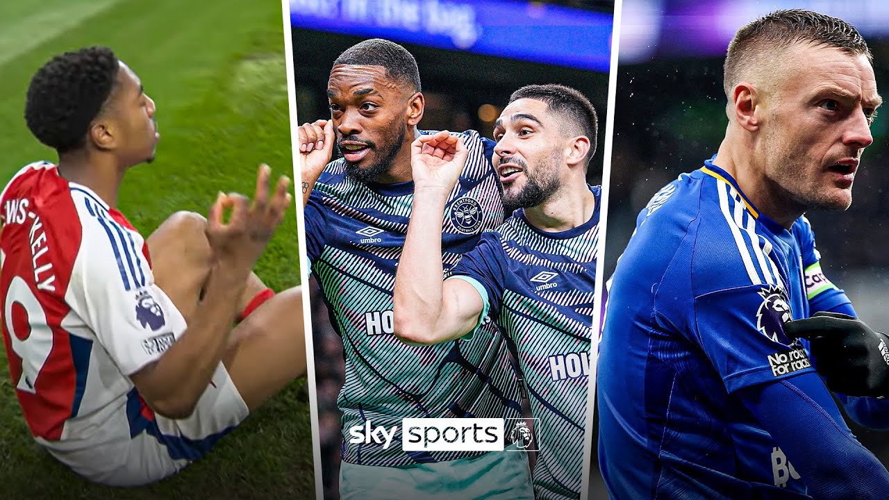 The biggest WIND-UP celebrations in PL history! 🎣👀 | ft. Vardy, Lewis ...